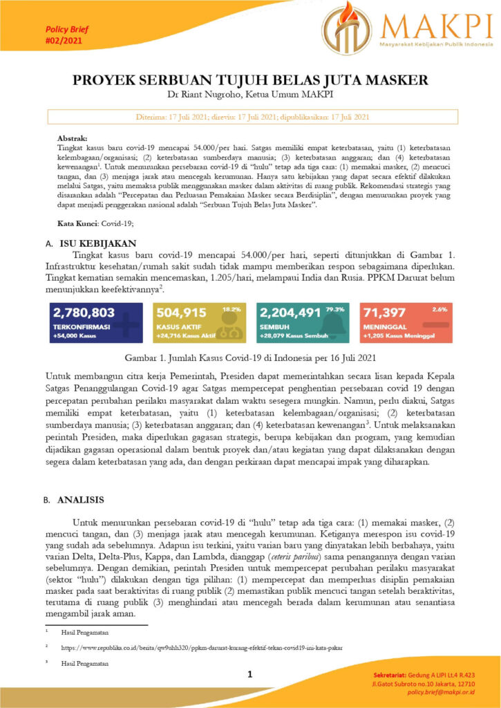 Policy Brief & Review Arsip - MAKPI